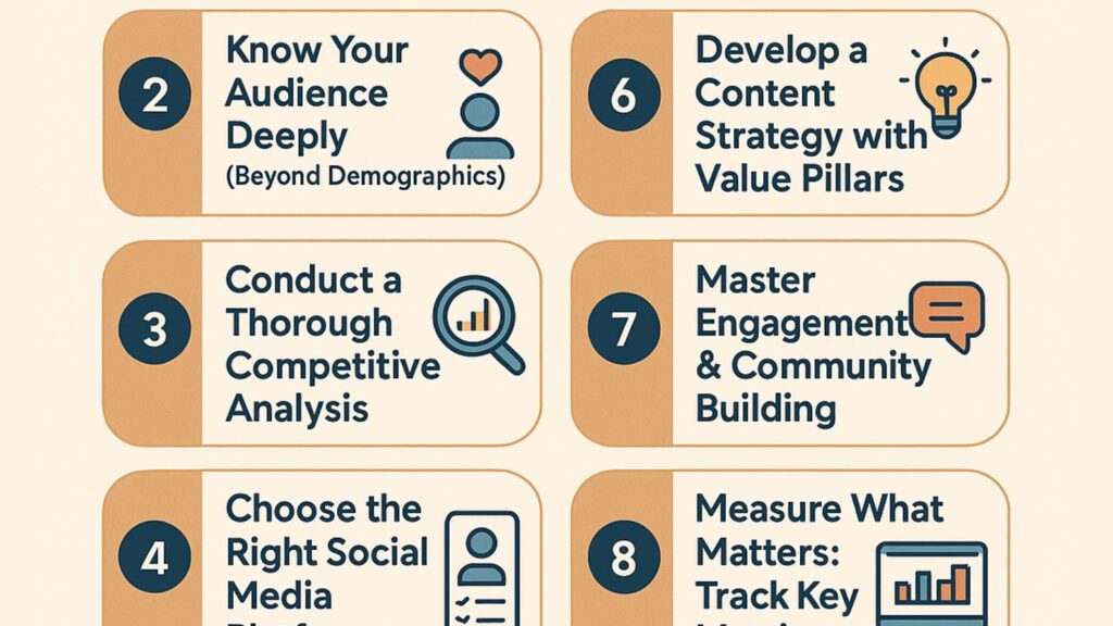 Social Media Growth Strategy: 10 Steps for 2025 - Infineural